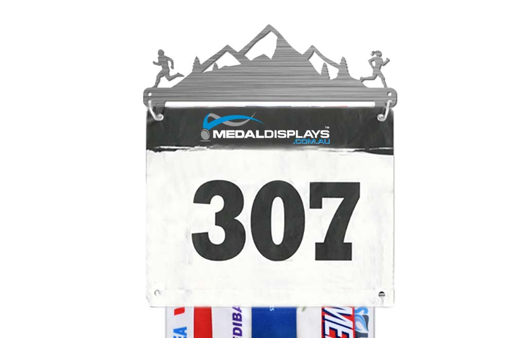 Race Bib Display Hanger for Runners™ V2.0 - Trails™ – MedalDisplays.com.au