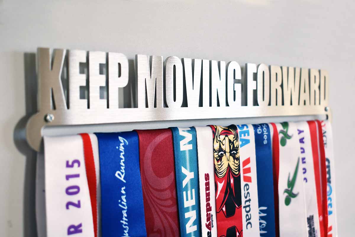 Medal Display Hanger - Keep Moving Forward™ – MedalDisplays.com.au