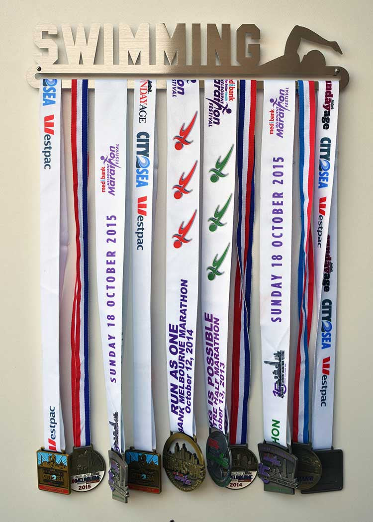 Medal Display Hanger - Swimming™ – MedalDisplays.com.au